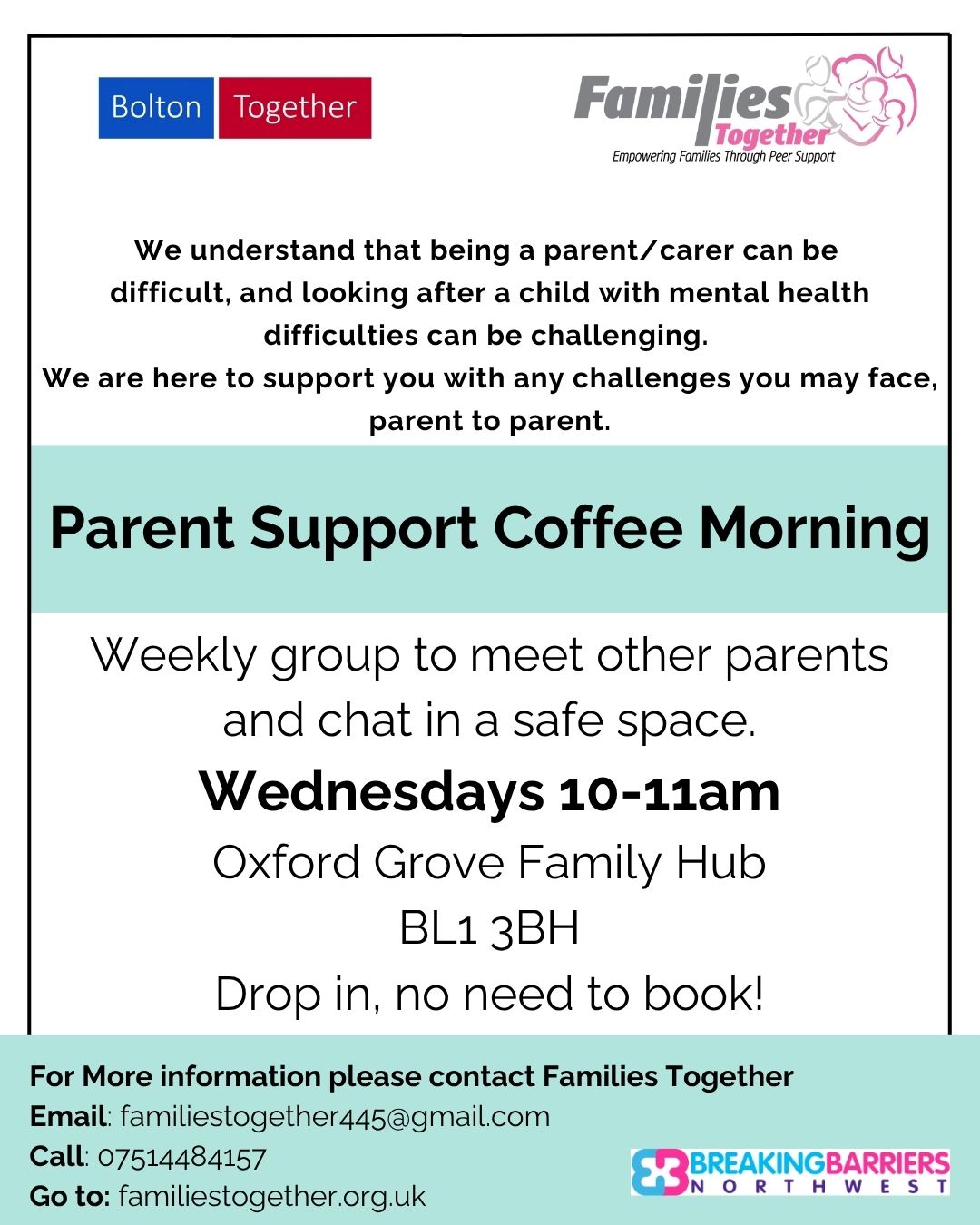 Parenting Peer Support Programme – Families Together